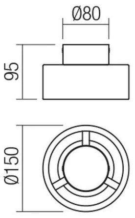 Redo 01-3096 - LED Stropní svítidlo PUNKT LED/6W/230V bílá
