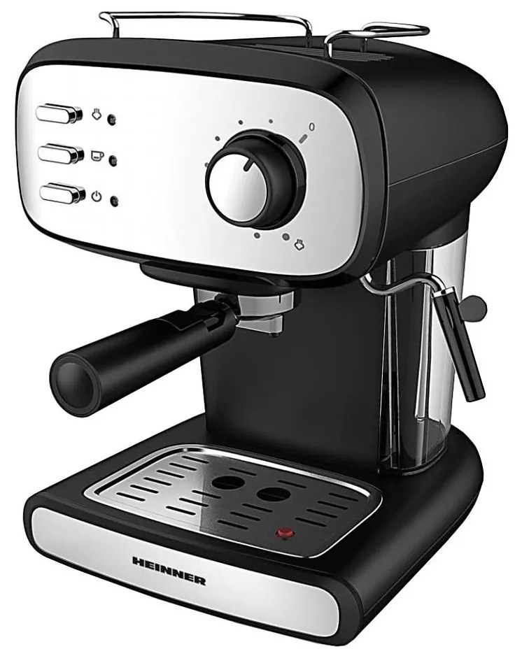 Heinner HEM-1100BKX - Pákový kávovar espresso 850W/230V černá/matný chrom