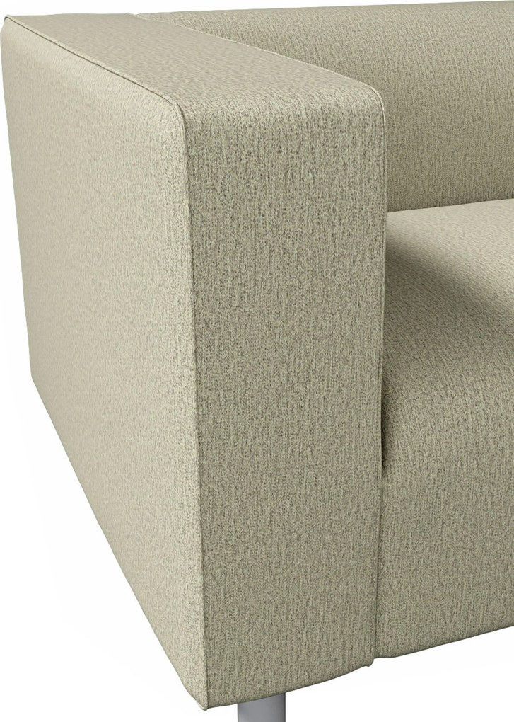 Potah na pohovku IKEA Klippan 2-místná barva béžová látka pletený vzor