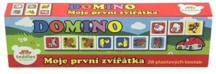 Teddies Domino Moje první zvířátka 28ks společenská hra v krabičce