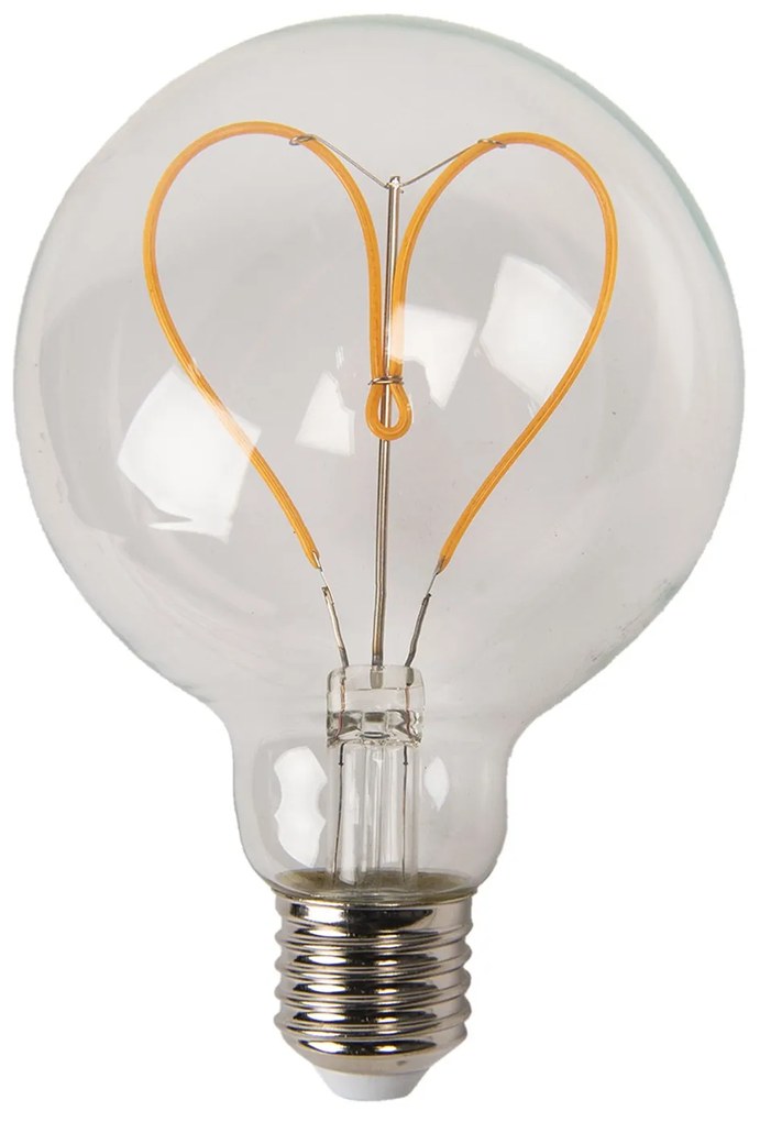 Žárovka Antique LED Bulb Heart - Ø 9*14 cm E27/3W