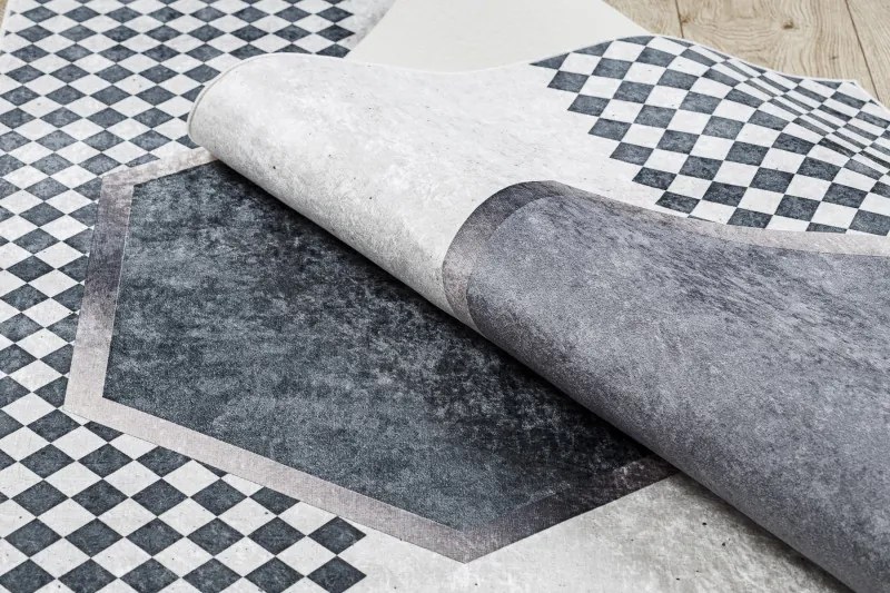 Dywany Łuszczów, Kusový koberec ANDRE Diamonds 1863, 120x170, modrá, chodba / předsíň