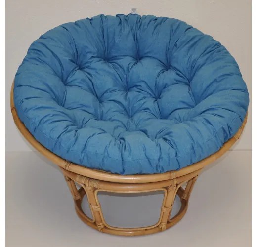 Ratanový PAPASAN, světlý, průměr 110 cm