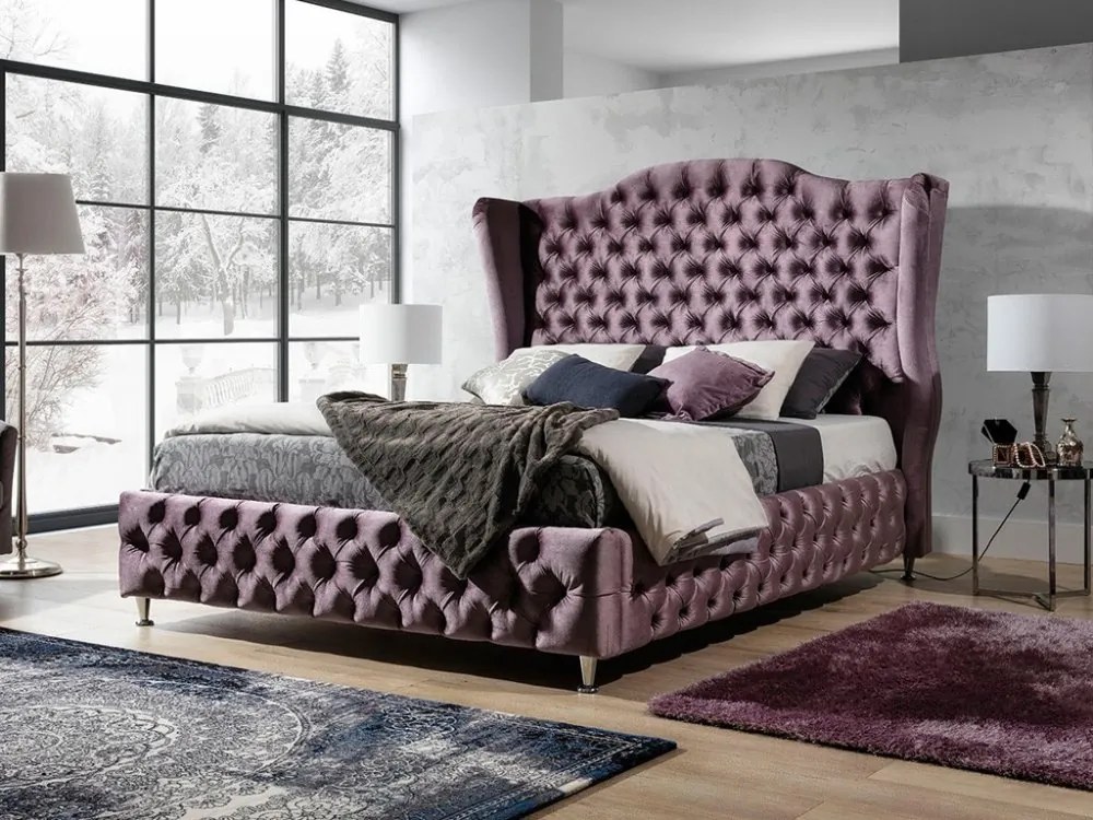 Luxusní čalouněná postel VENICE 140x200 cm Charles 4