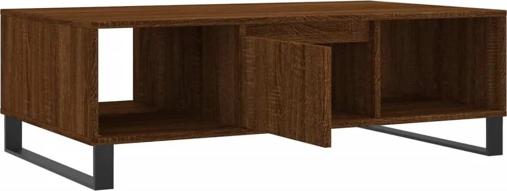 vidaXL Konferenční stolek 104 x 60 x 35 cm kompozitní dřevo [827099] Barva: kouřový dub