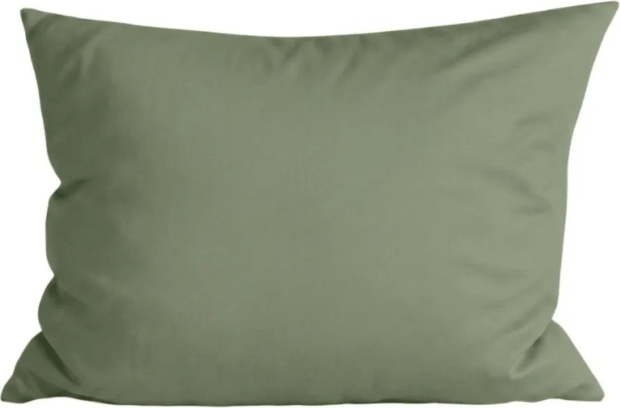 Povlak na polštář z mikrovlákna MICROVELLE 70x90 cm, zelený