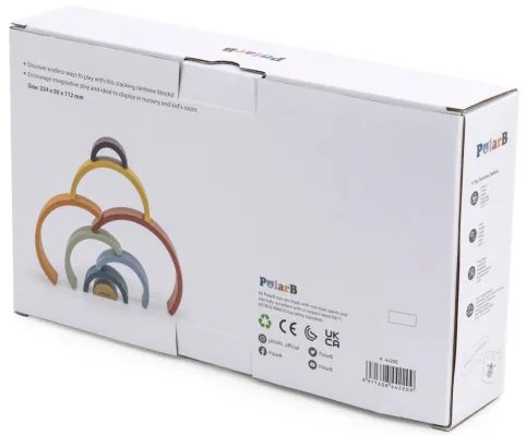 Montessori dřevěná duha Viga 44220 PolarB