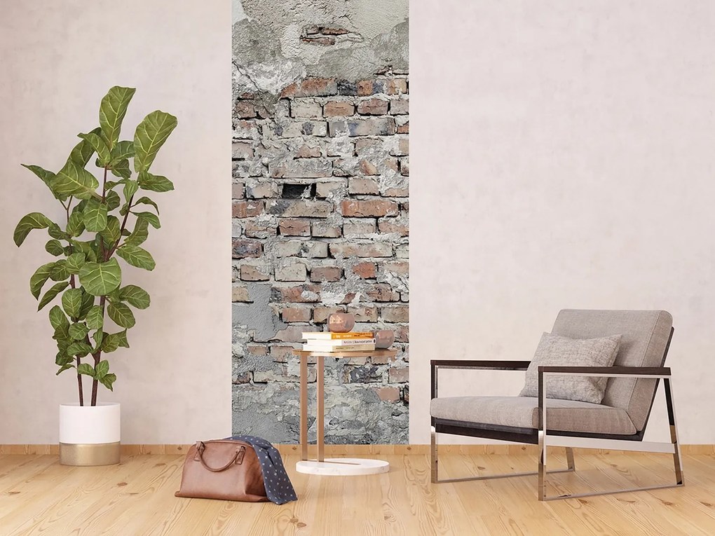 Vliesová fototapeta na zed' Opadaná Zeď | 90 x 270 cm | DFTNVL3708