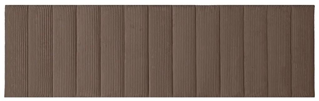 Čalouněný nástěnný panel FRAME LINCOLN 15x90 cm Barva: Hnědá