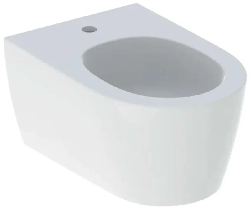 Geberit ONE - Závěsný bidet, skrytý přepad, otvor pro baterii, alpská bílá 500.690.JT.1