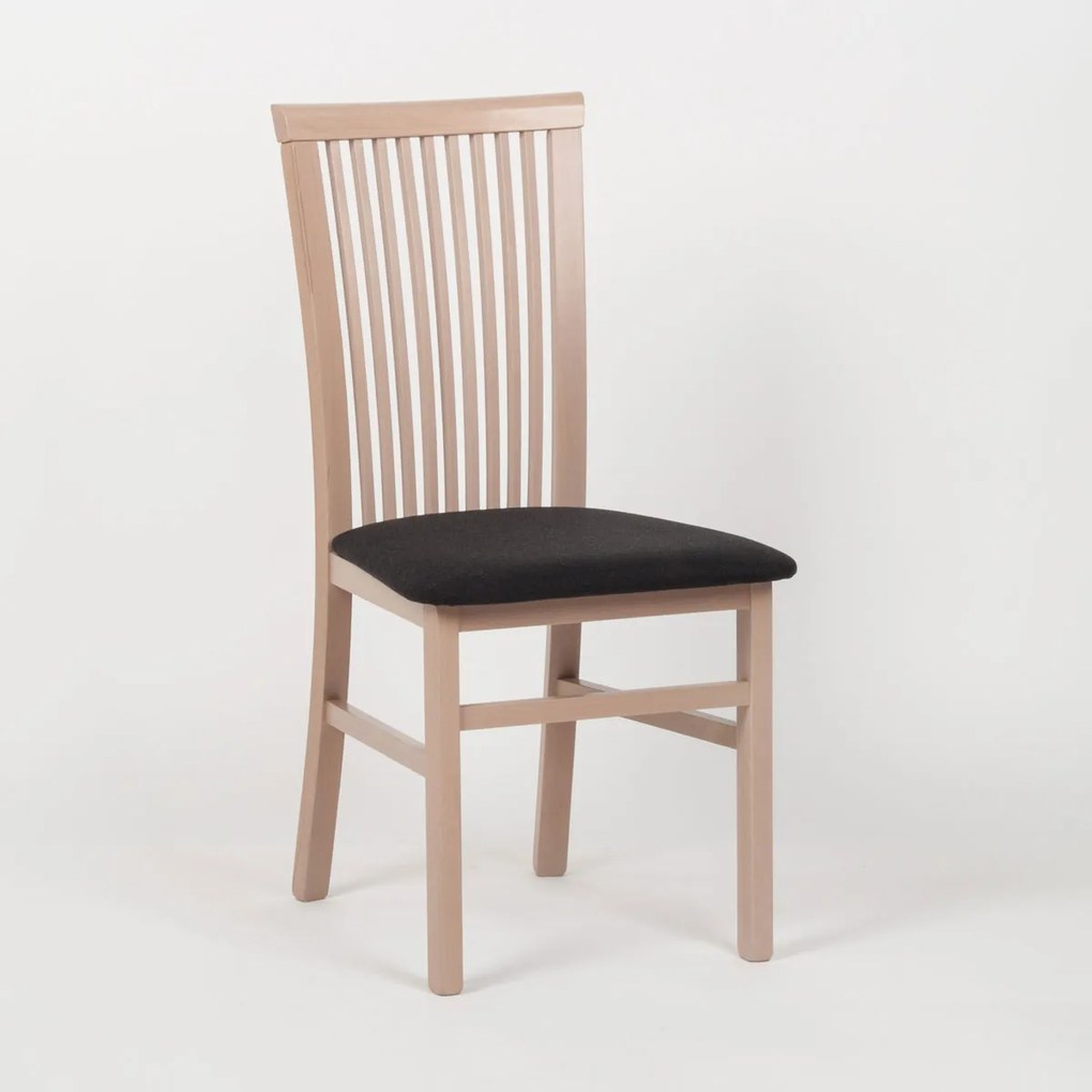 Stima Židle ANGELO 1 s čalouněným sedákem dubové moření BOSS grigio 15