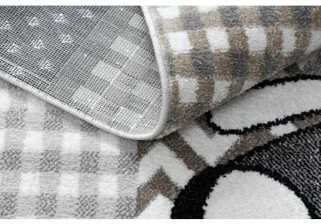 Dywany Luszczow Dětský kusový koberec FUN Pets, zvířata šedá Rozměr koberce: 180 x 270 cm