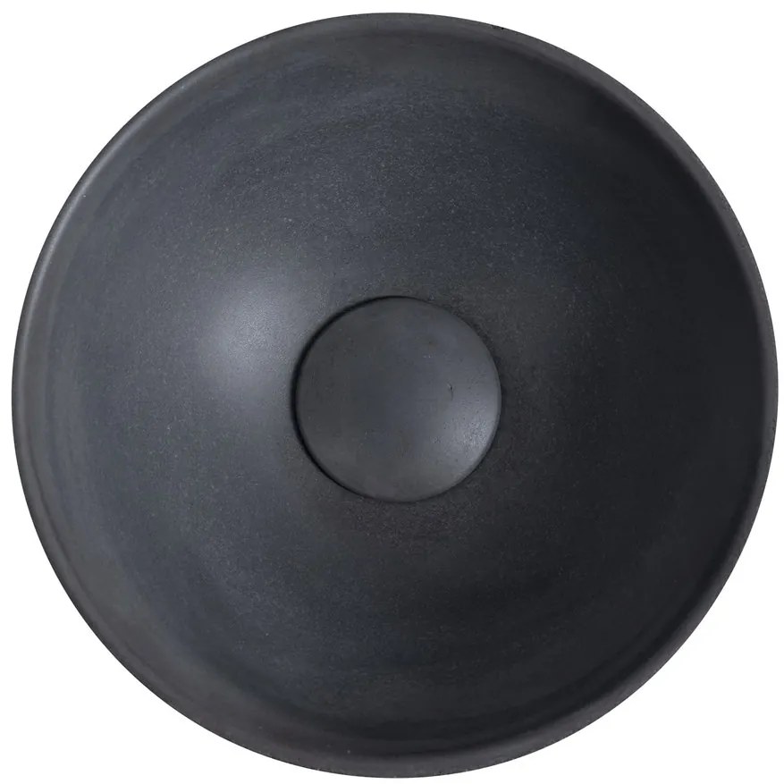 Sapho Sapho, MINOR betonové umyvadlo na desku, průměr 26cm, antracit, MR26016