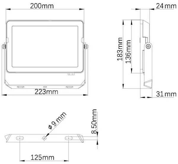 Philips - LED Venkovní reflektor PROJECTLINE LED/50W/230V IP65 4000K