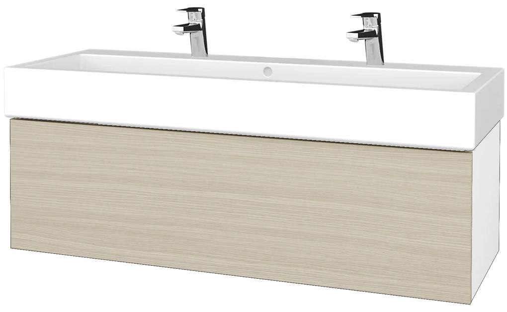 Dřevojas Koupelnová skříňka VARIANTE SZZ 120 Varianta: N01 Bílá lesk / D20 Galaxy