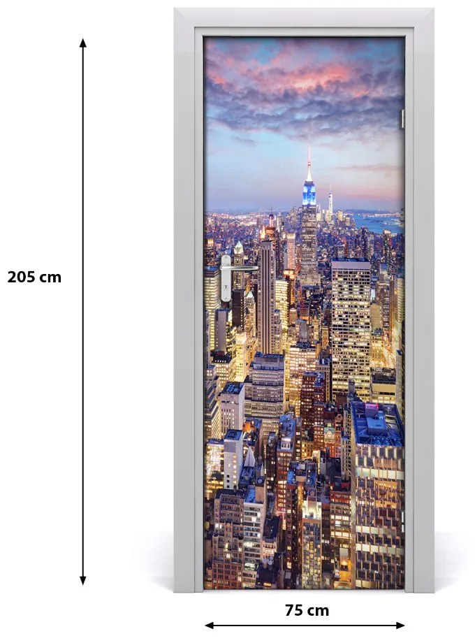 Fototapeta samolepící na dveře New York 75x205 cm