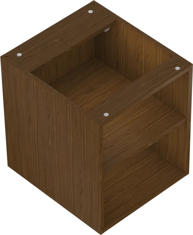 Mexen Box-A, otevřená skříňka s policí 40 cm, ořech, 91AX2-0400-470-0-86