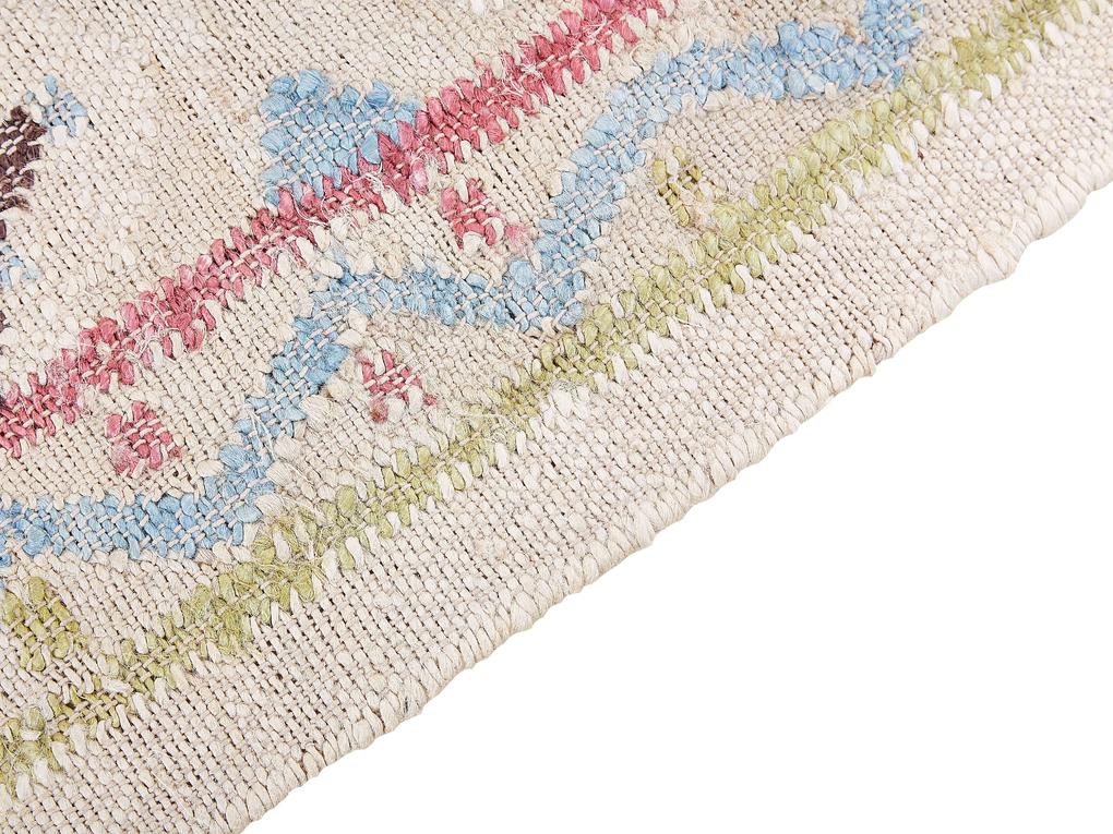 Jutový koberec 80 x 150 cm vícebarevný TERKOS Beliani