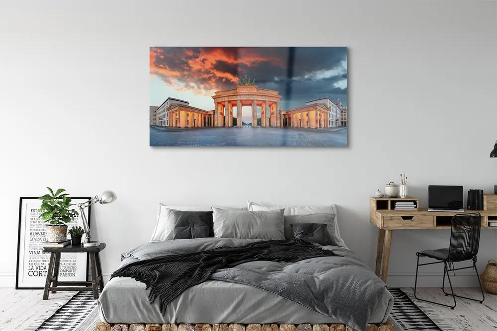 akrylový obraz Německo Brandenburg Gate 140x70 cm