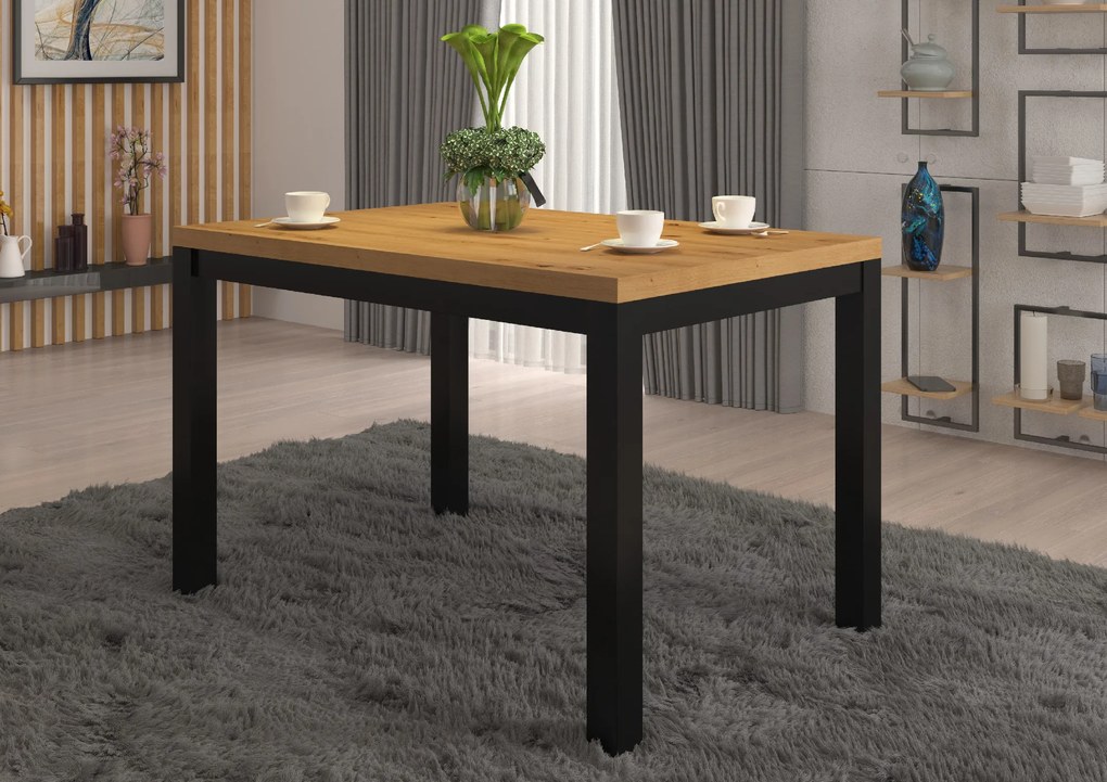 ADRK Furniture Konferenční stolek OLAF 2 120x80 CT-Ola-2-ART+BM-H072