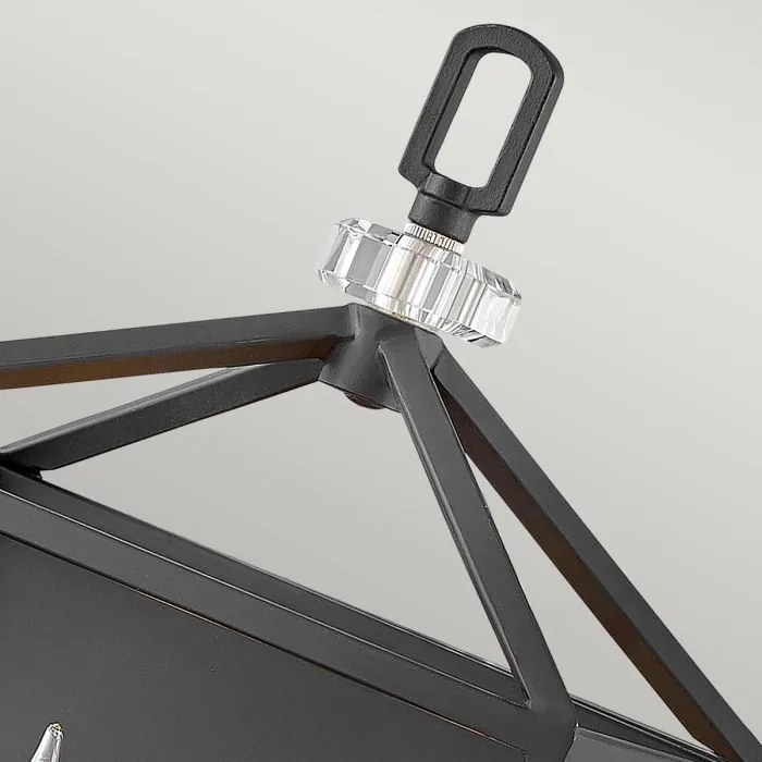 Elstead Designová nástěnná lampa Quintiesse Stinson černá 2x E14
