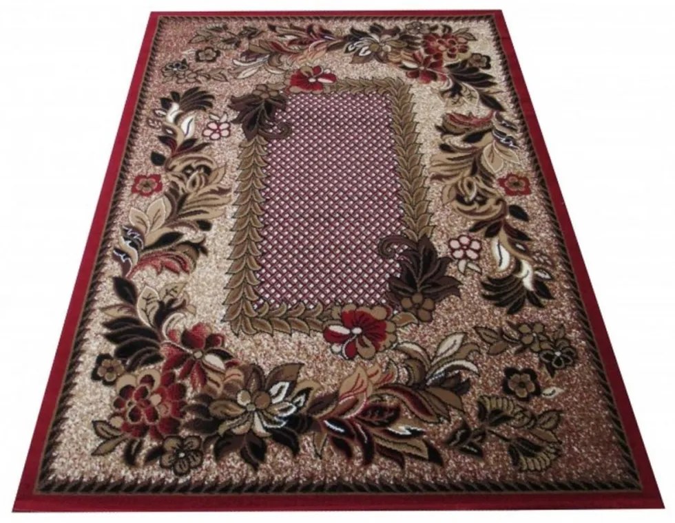 Kusový koberec PP Dolores červený 200x400cm