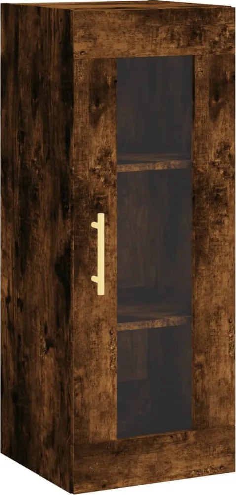 Skříň highboard kouřový dub 34,5 x 34 x 180 cm kompozitní dřevo 3199358