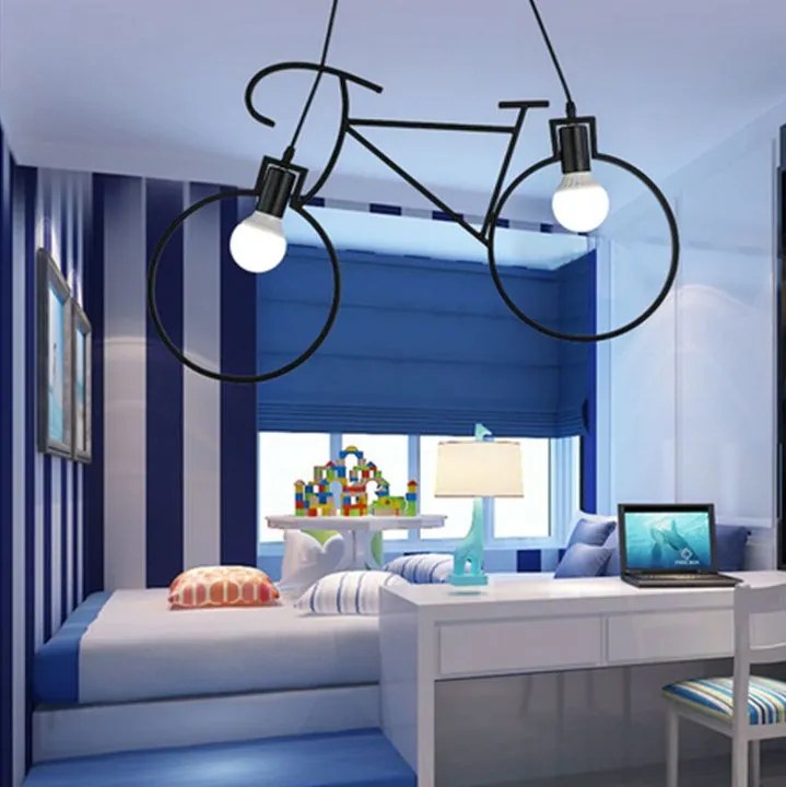 Toolight, Závěsné svítidlo kolo APP216-2CP, černá, OSW-00352