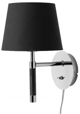 Venice Frandsen , nástěnná lampa, černá/chrom Frandsen lighting 570301