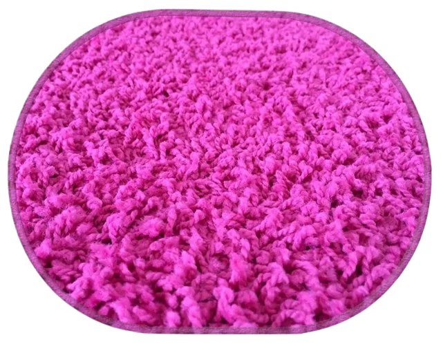 Vopi koberce Kusový koberec Color shaggy růžový ovál - 400x500 cm