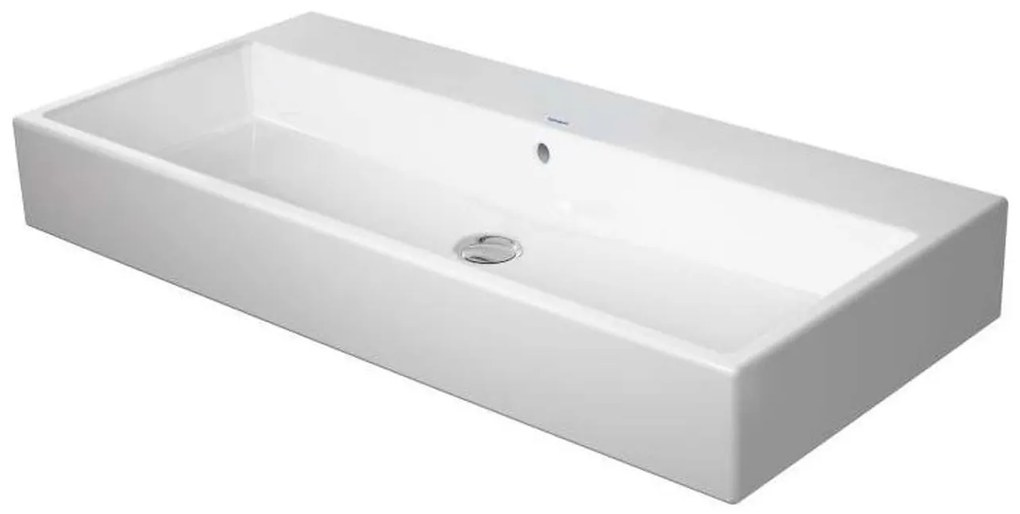 Duravit Vero Air - Umyvadlo 100x47 cm, s přepadem, bez otvoru pro baterii, WonderGliss, bílá 23501000601