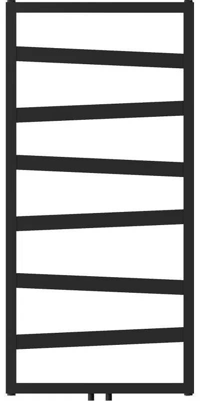 Mexen, Mexen Zoom dekorativní koupelnový radiátor 1100 x 530 mm, 376 W, černý - W130-1100-530-00-70