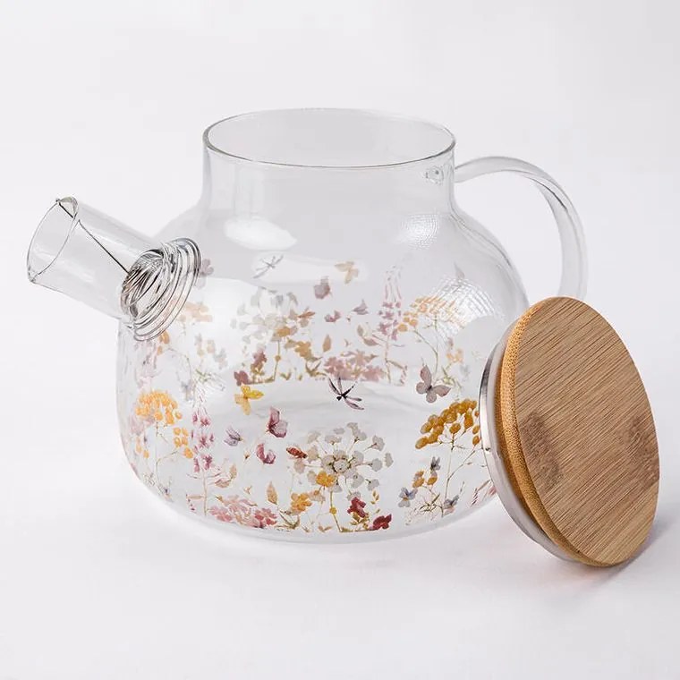 Skleněná konvice KVĚTINOVÁ ROMANCE 1 l