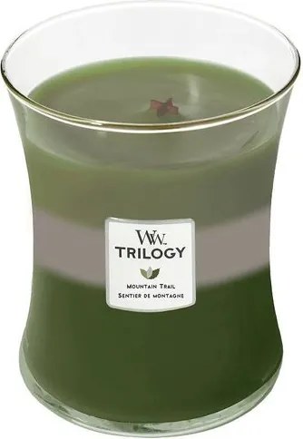 WoodWick Trilogy střední svíčka Mountain Trail 275 g