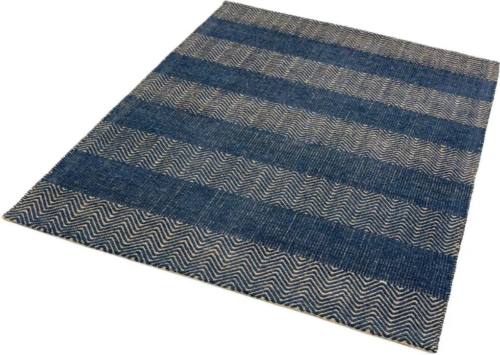 Modrý  koberec Rebel Navy Blue Rozměry: 120x170 cm