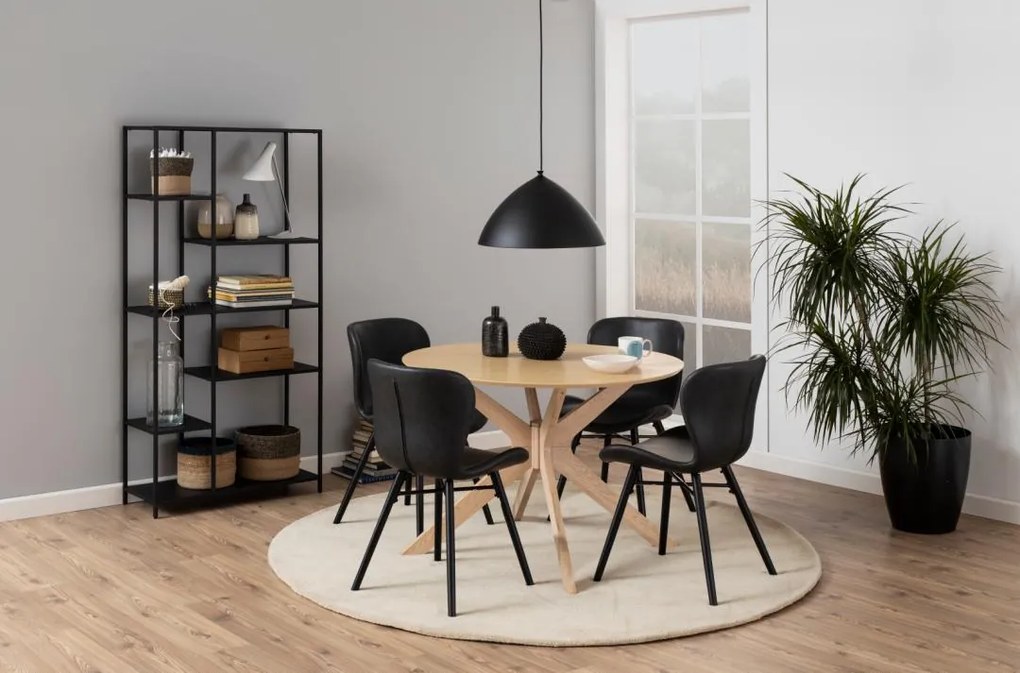 ACTONA GROUP Jídelní židle BATILDA černá PU retro matná H000019369
