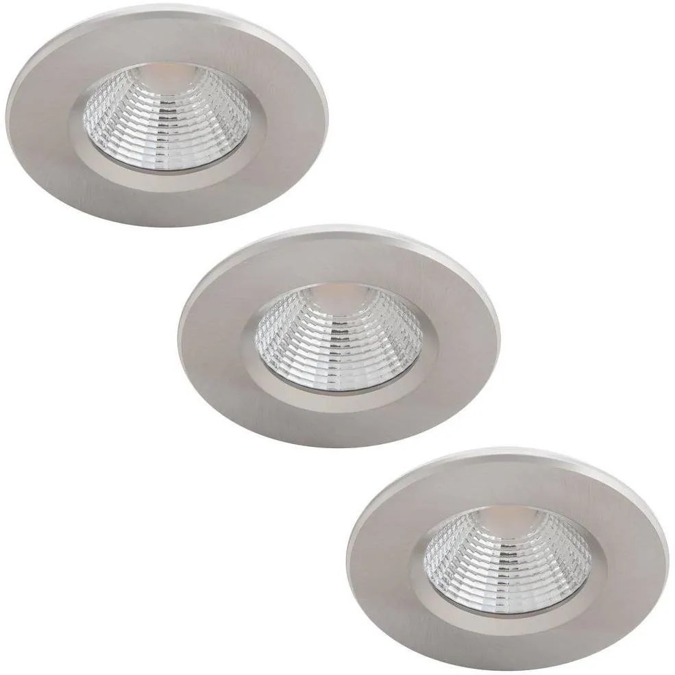Philips dive sl261 led koupelnové zápustné bodové svítidlo 1x5,5w | 350lm | 2700k | ip65 - set 3 ks, ochrana eyecomfort, nikl