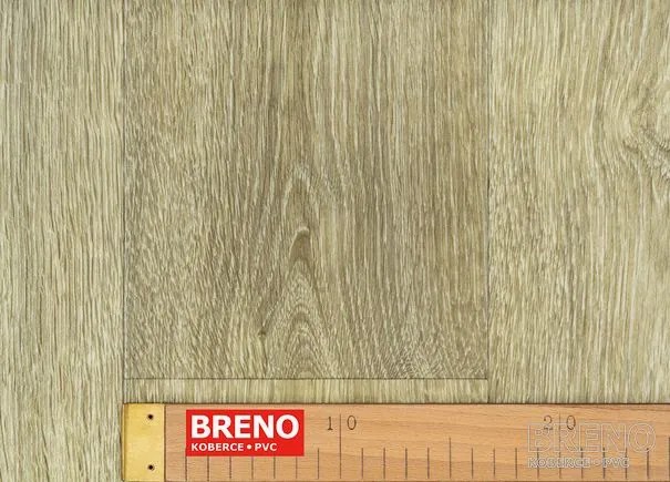 Breno PVC MAXIMA EKO Sand Oak 052 - světlé dřevo, šíře 300 cm