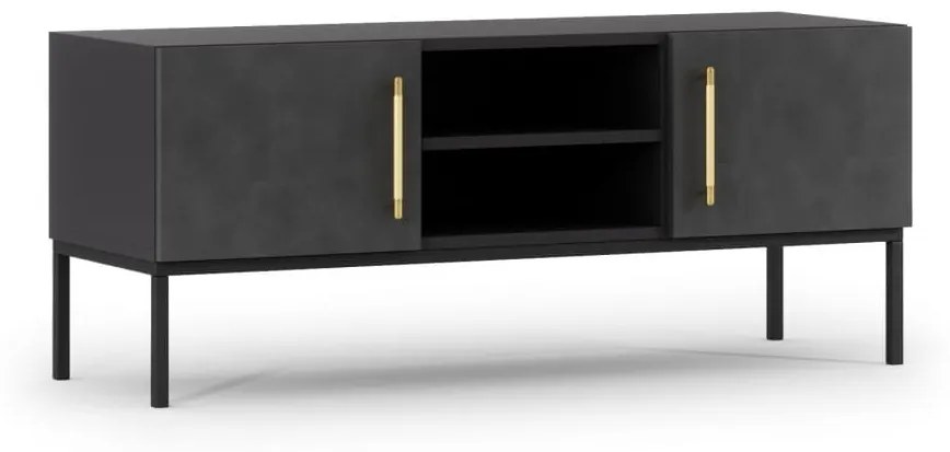 Moderní televizní stolek Lanzzi - černý