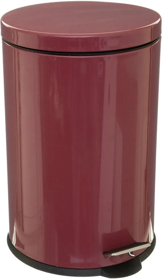 20L odpadkový koš z nerezové oceli, červený odpadkový koš do kuchyně, pokoje nebo koupelny