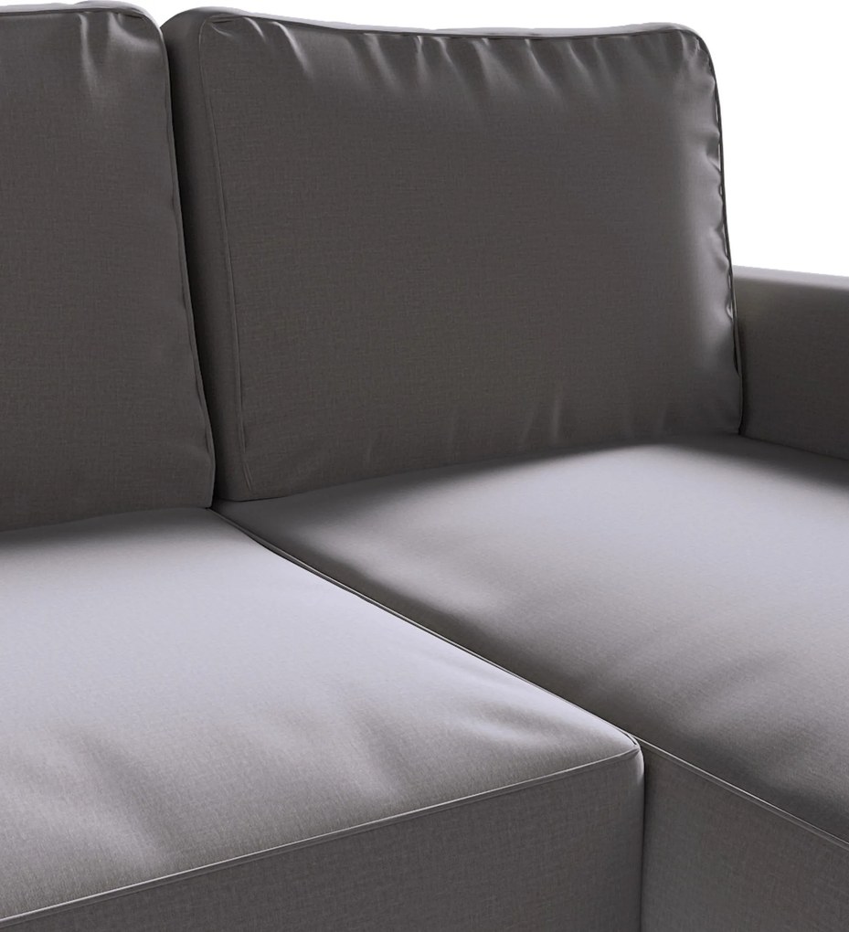 Potah na pohovku IKEA Backabro rozkládací se šezlongem barva hnědá látka sametová