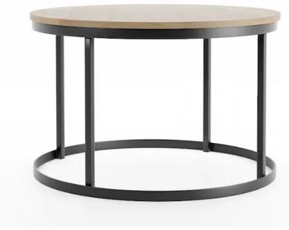 Konferenční stolek OLO - dub sonoma/černá
