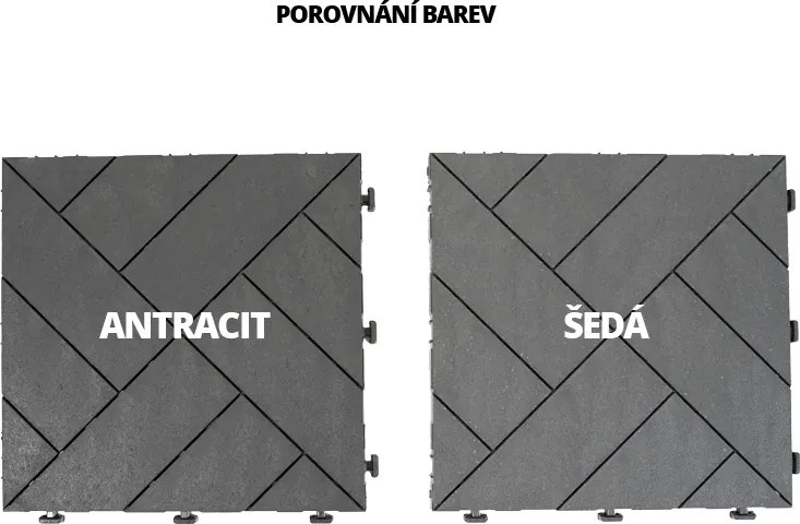 Multy home Gumová dlaždice ARISTA 30 x 30 cm, šedá MHEU5100543, 1 ks 4016.91.00