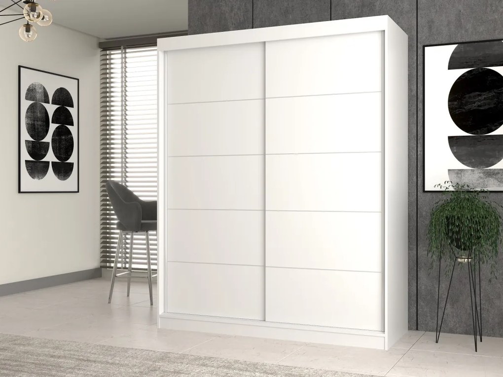 Šatní skříň IGA I 160 cm bílá