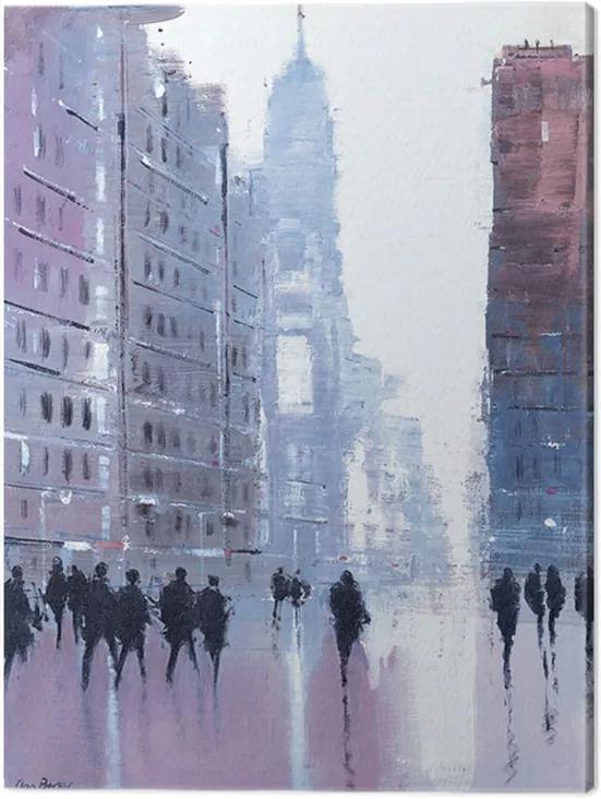 Obraz na plátně Jon Barker - Manhattan Reflections, (60 x 80 cm)