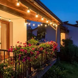 Solight LED venkovní řetěz s žárovkami 25 žárovek 15m+5m 750lm teplá bílá WO794-1