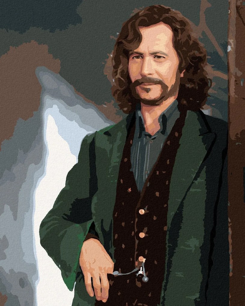 zuty zuty - malování podle čísel - sirius black (harry potter), 40x50 cm, plátno+rám