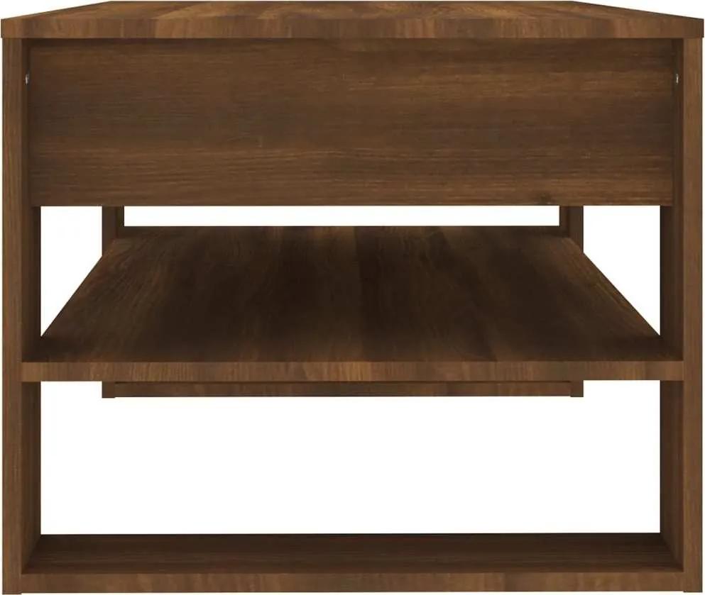 vidaXL Konferenční stolek 102 x 55 x 45 cm kompozitní dřevo [816930] Barva: dub sonoma