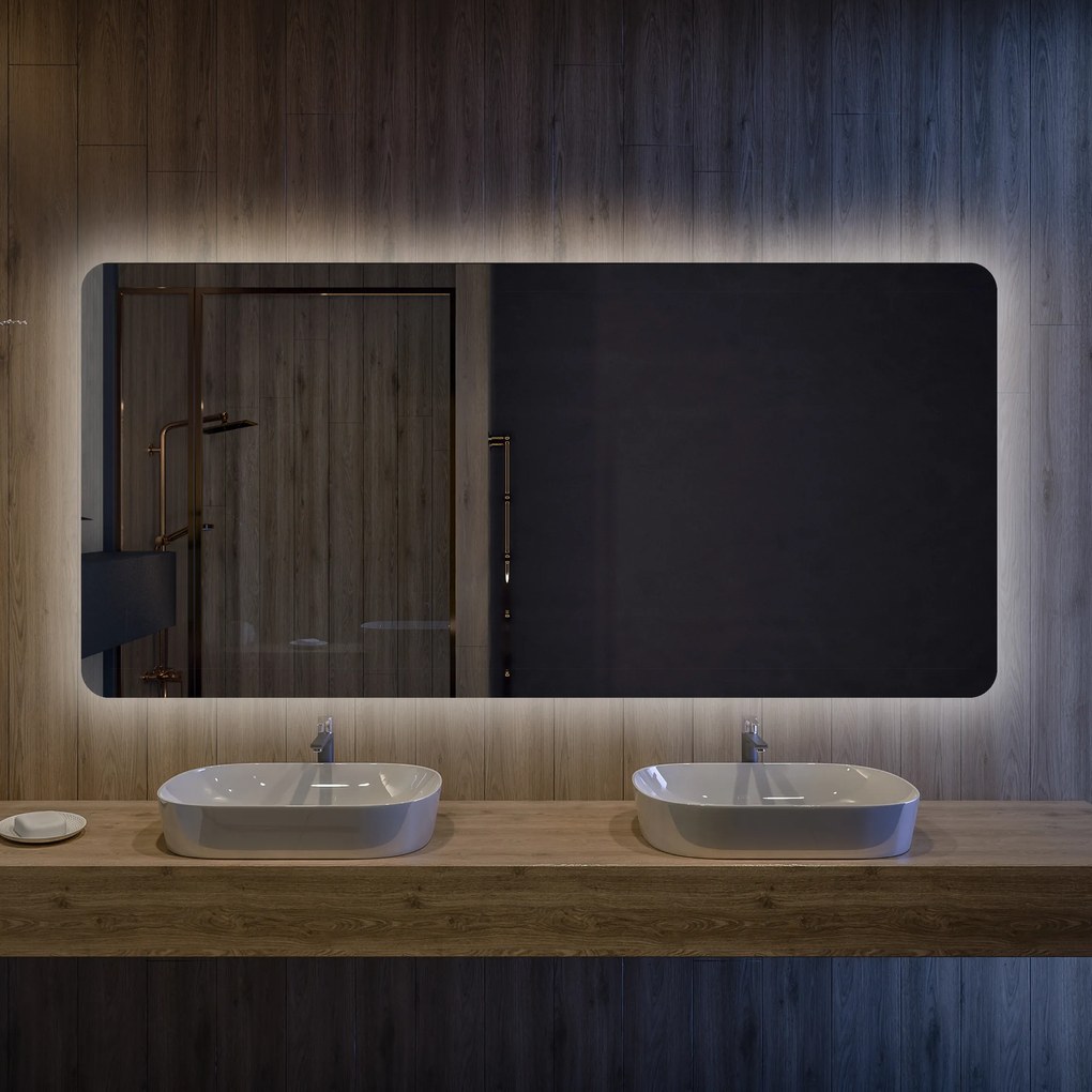 Koupelnové zrcadlo s LED podsvícením L60
