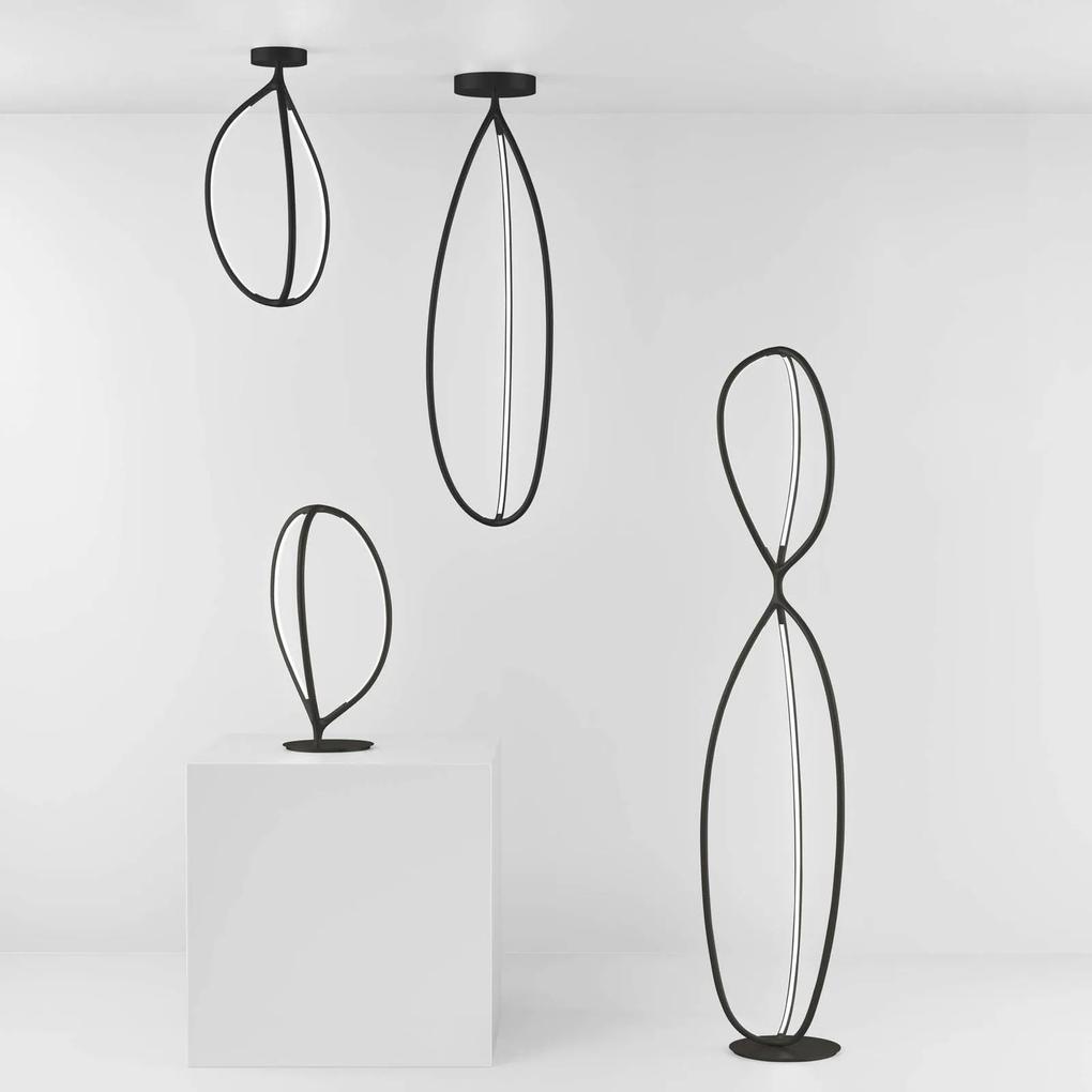 Stropní svítidlo Artemide Arrival, App, černá, 130 cm